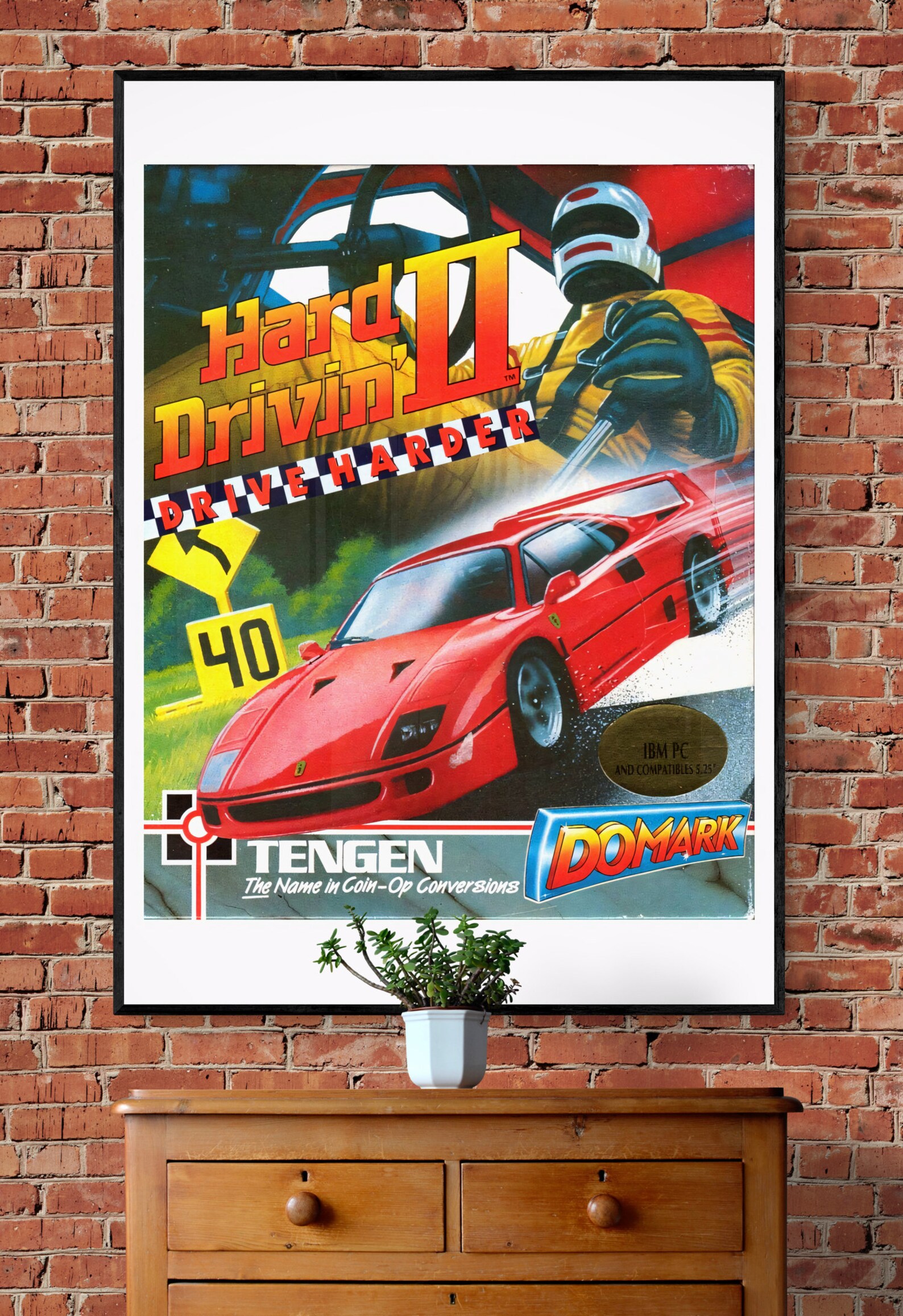 Dos Games Posters, Retro Racing Posters, 90s PC Gaming Posters, Digital ...