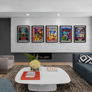 Vintage Sega Genesis Game Posters: Retro Gaming Wall Art (digital ...