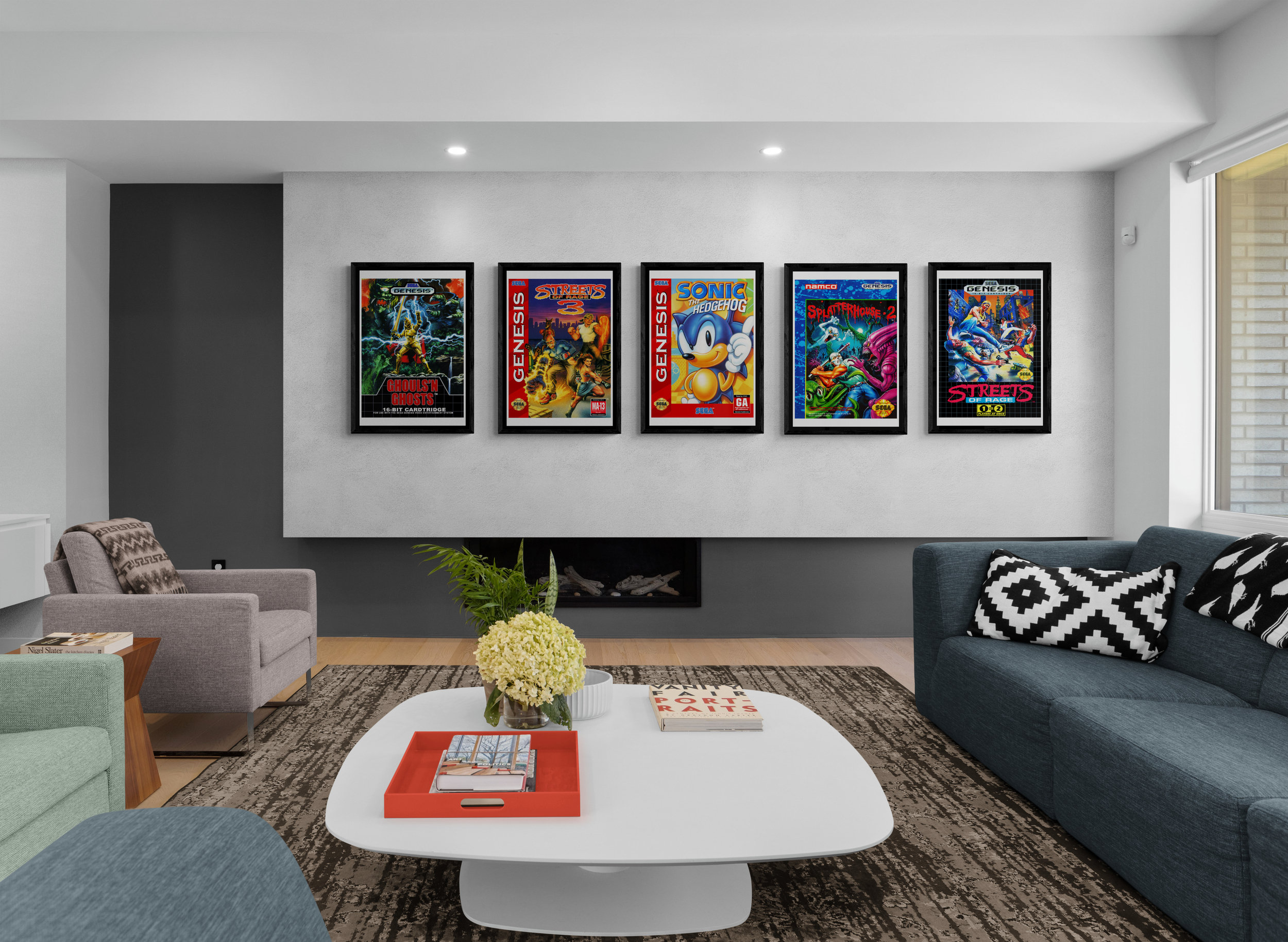 Vintage Sega Genesis Game Posters: Retro Gaming Wall Art (digital ...