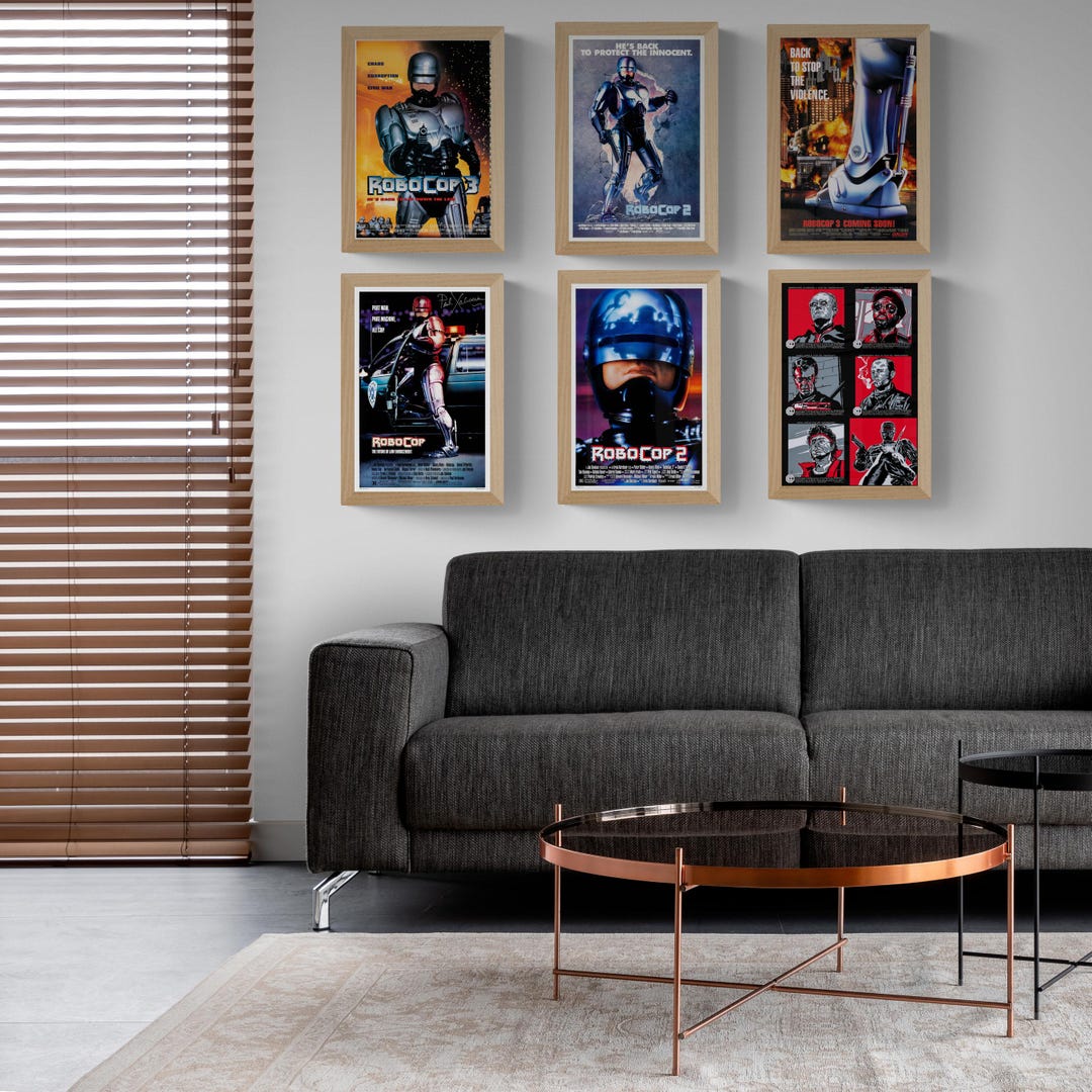 Robocop Movie Posters, All in One, Wall Art, Digital Posters, Download ...