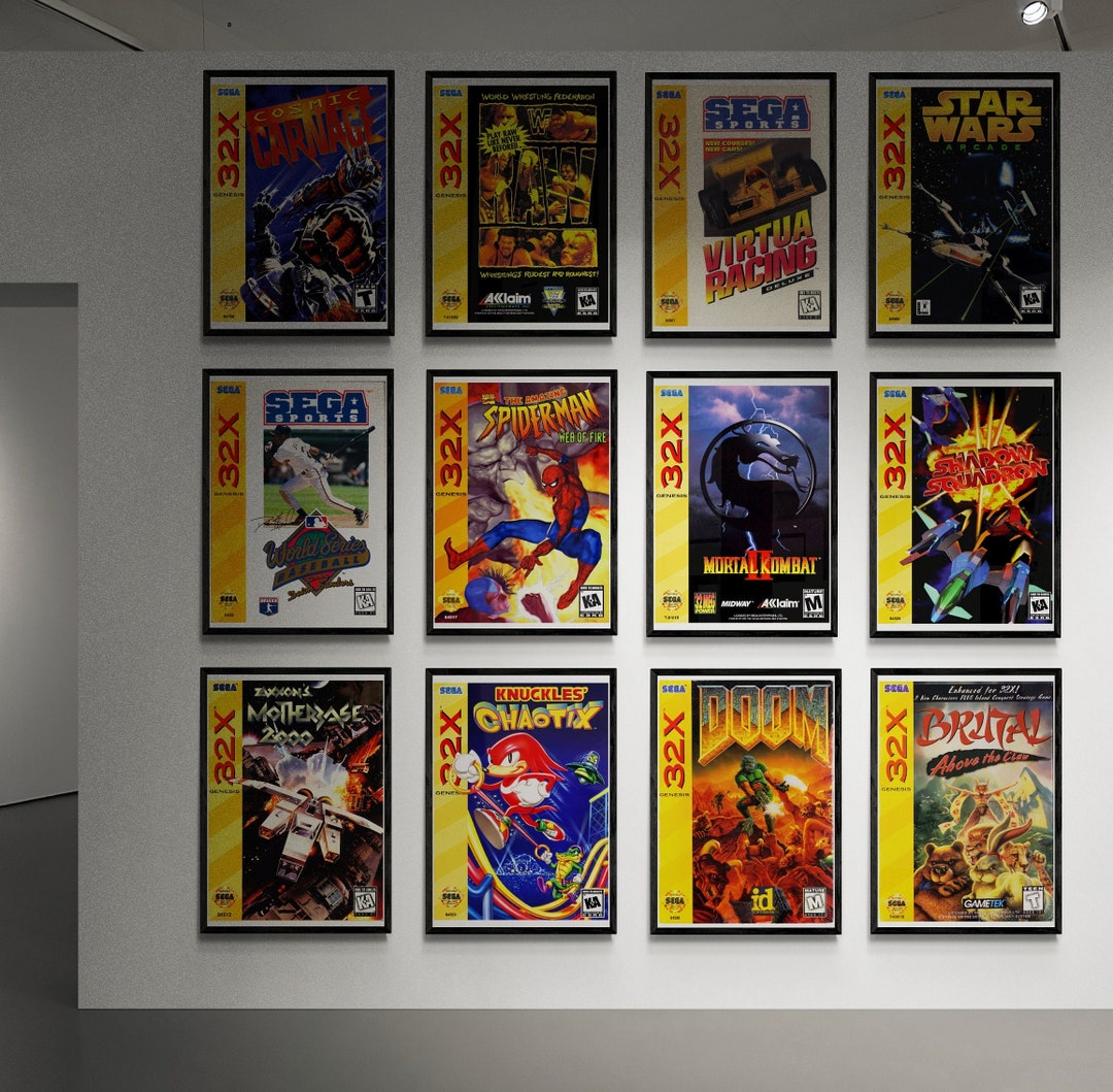 Retro Game Posters, Sega Genesis Game Posters, High Res. Retro Gaming ...
