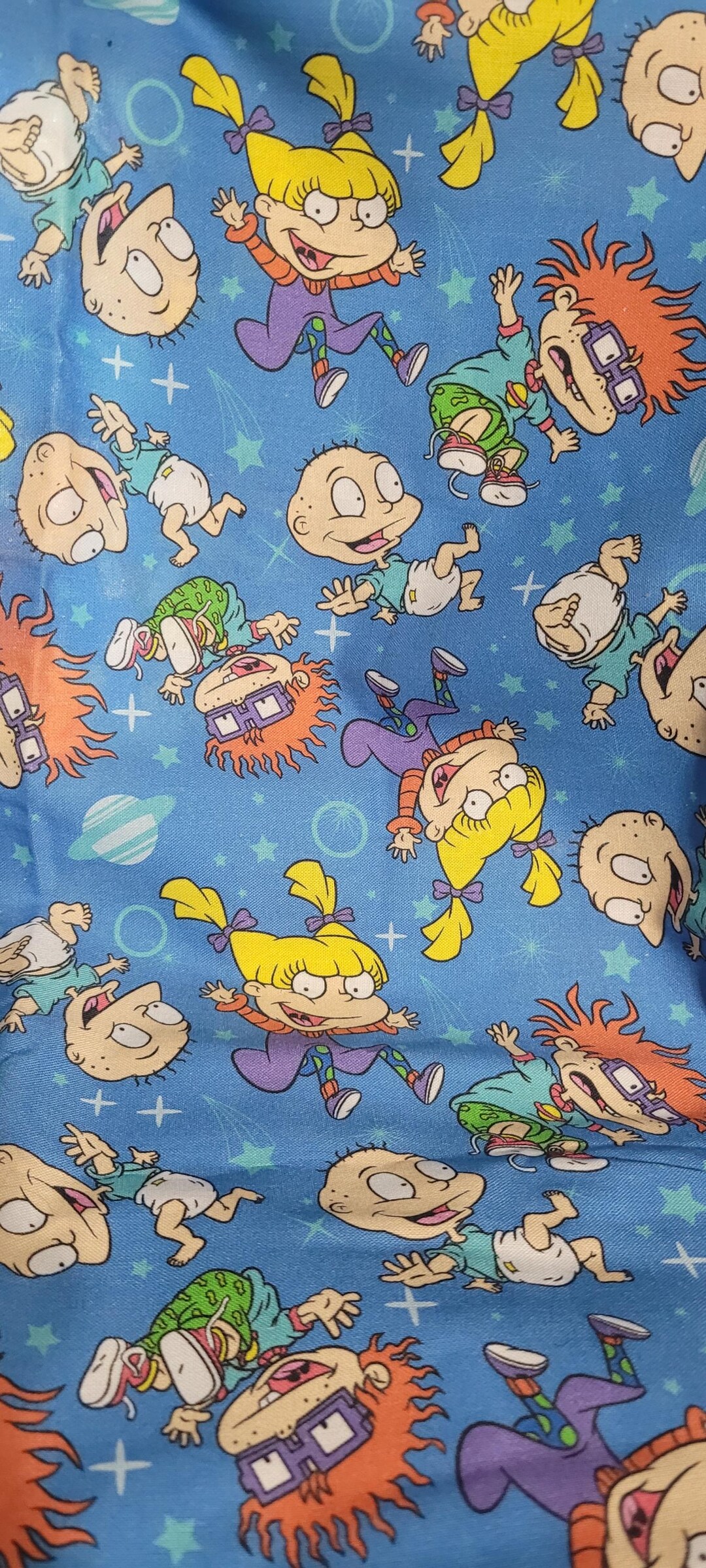 RUGRATS in Space Fabric - Etsy