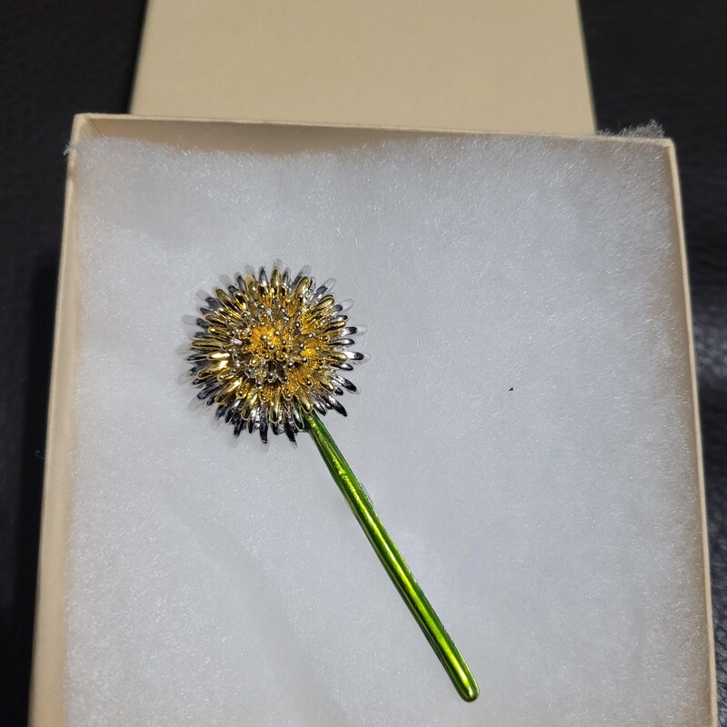Dandelion Brooch - Etsy