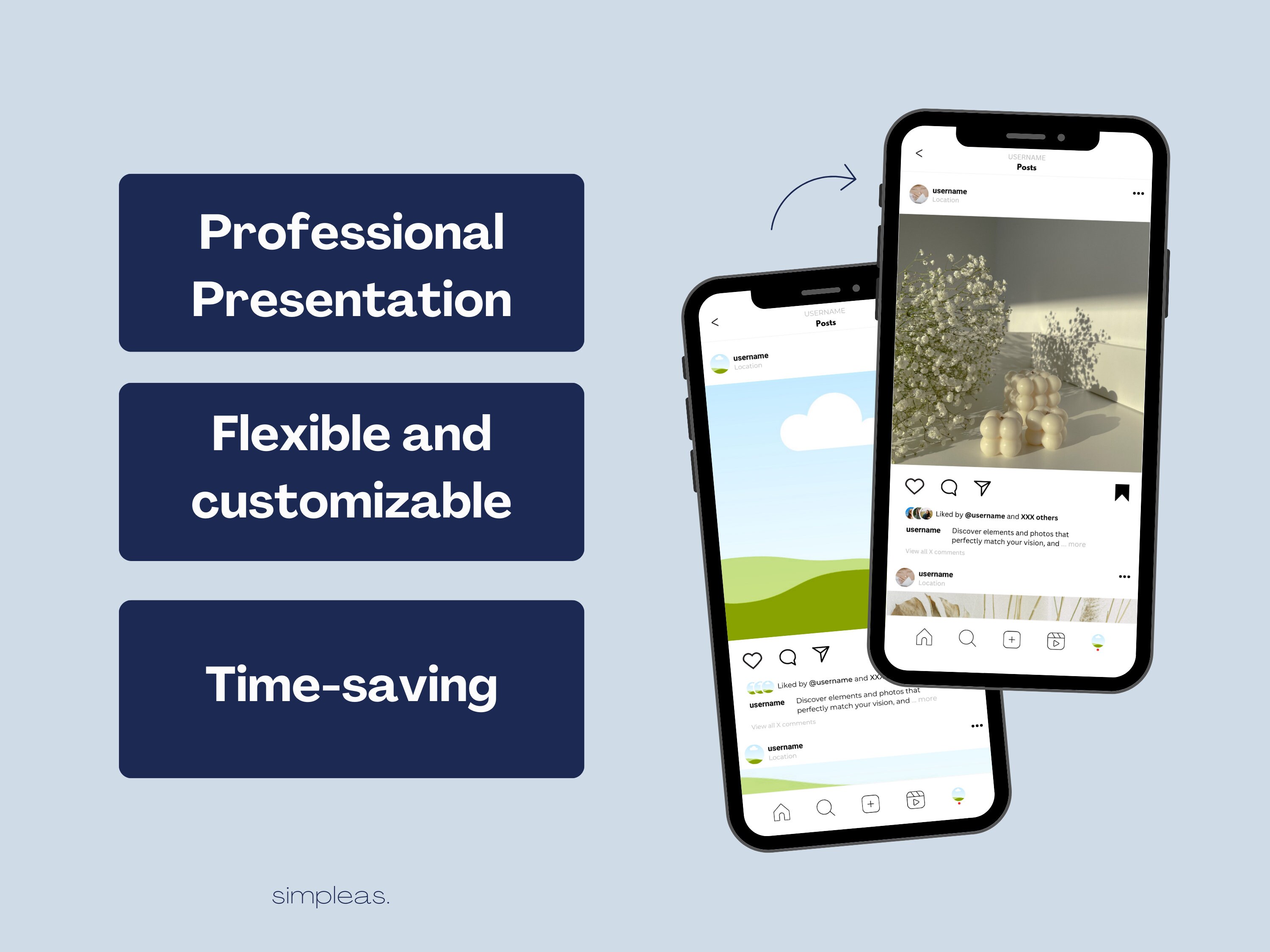 Instagram Grid Planner Post Template Mockup Canva Grid Layout ...