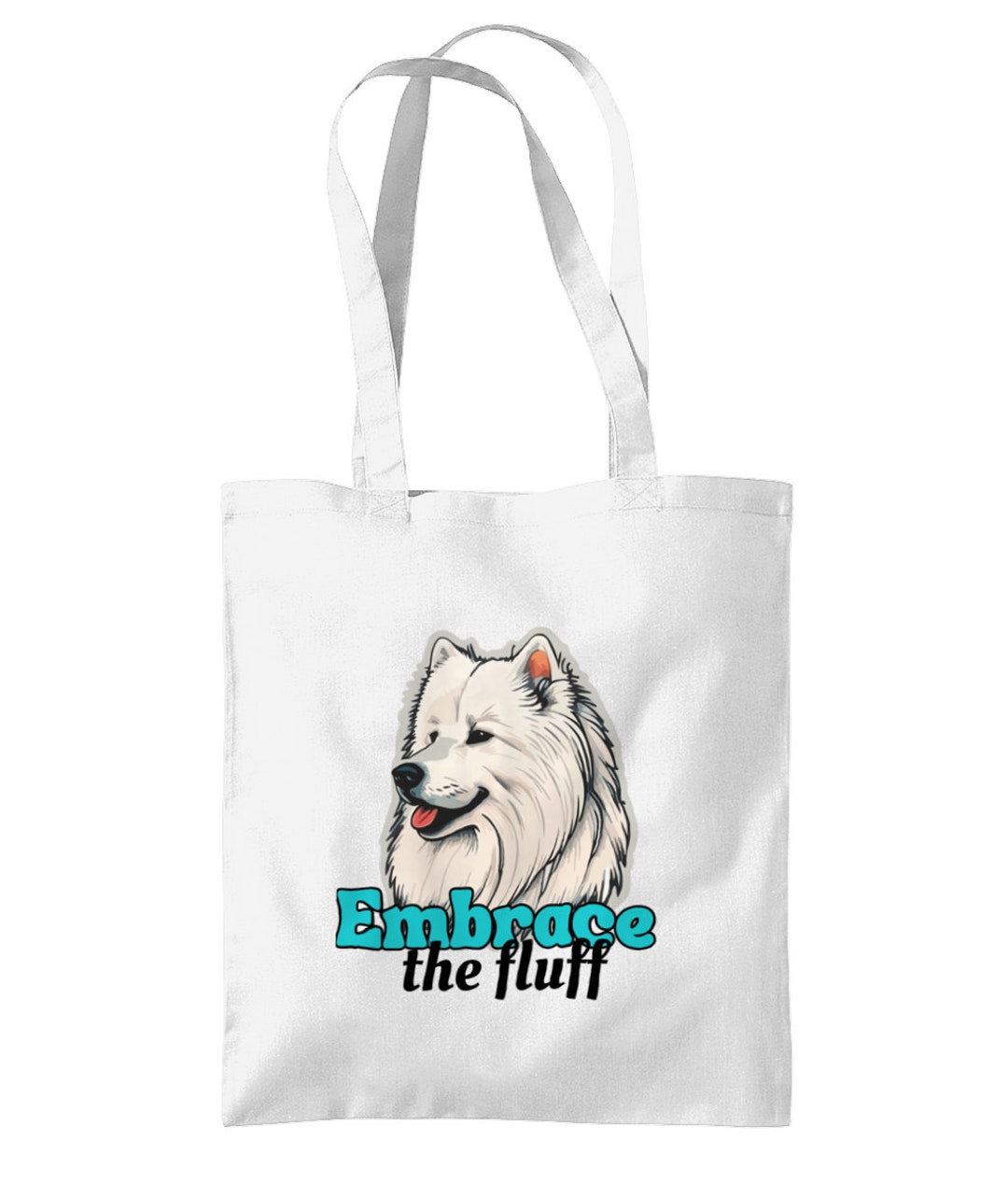 Embrace the Fluff Samoyed Tote Bag Embrace the Fluff - Etsy