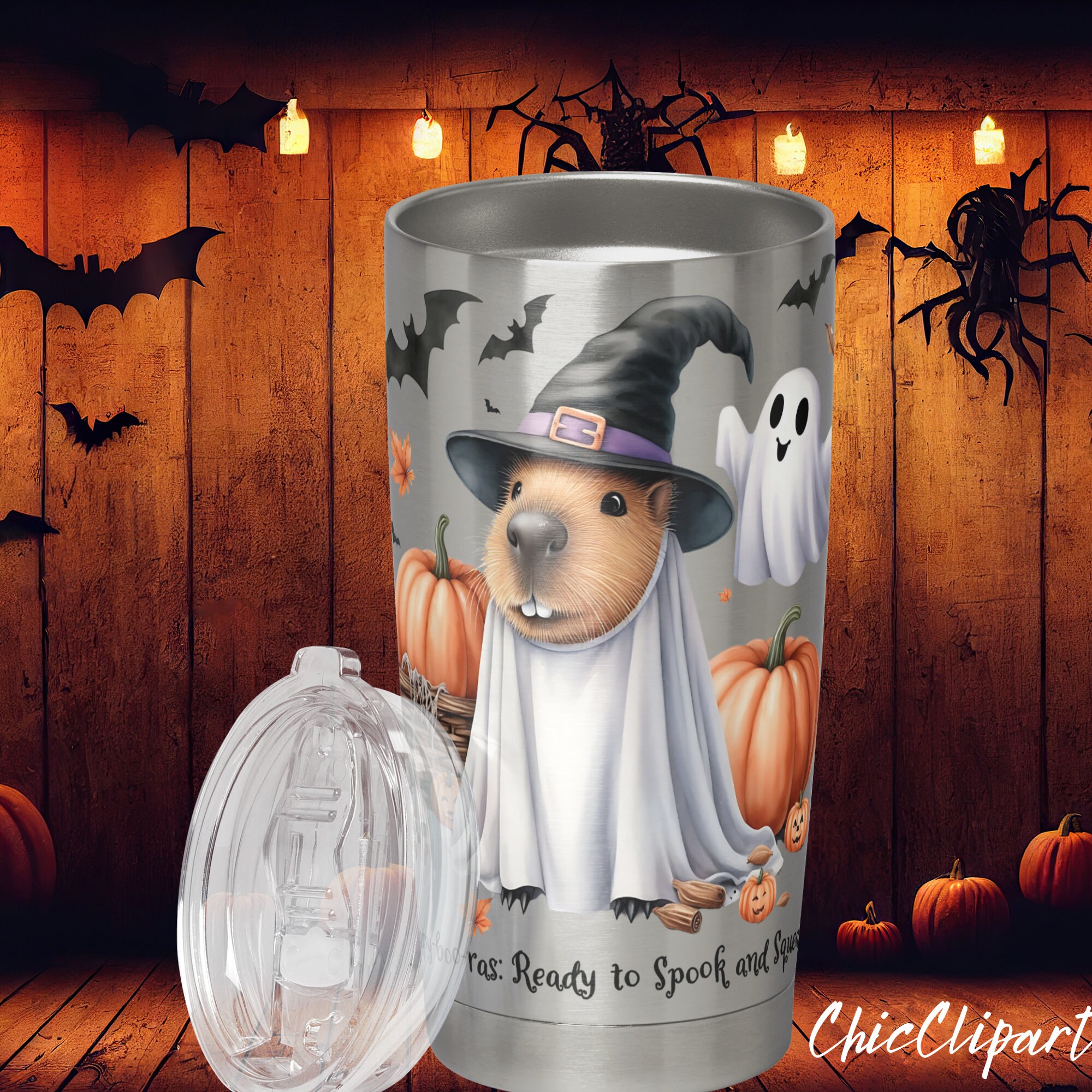 Halloween Capybara PNG Clipart | Capybara Halloween Ghost PNG ...