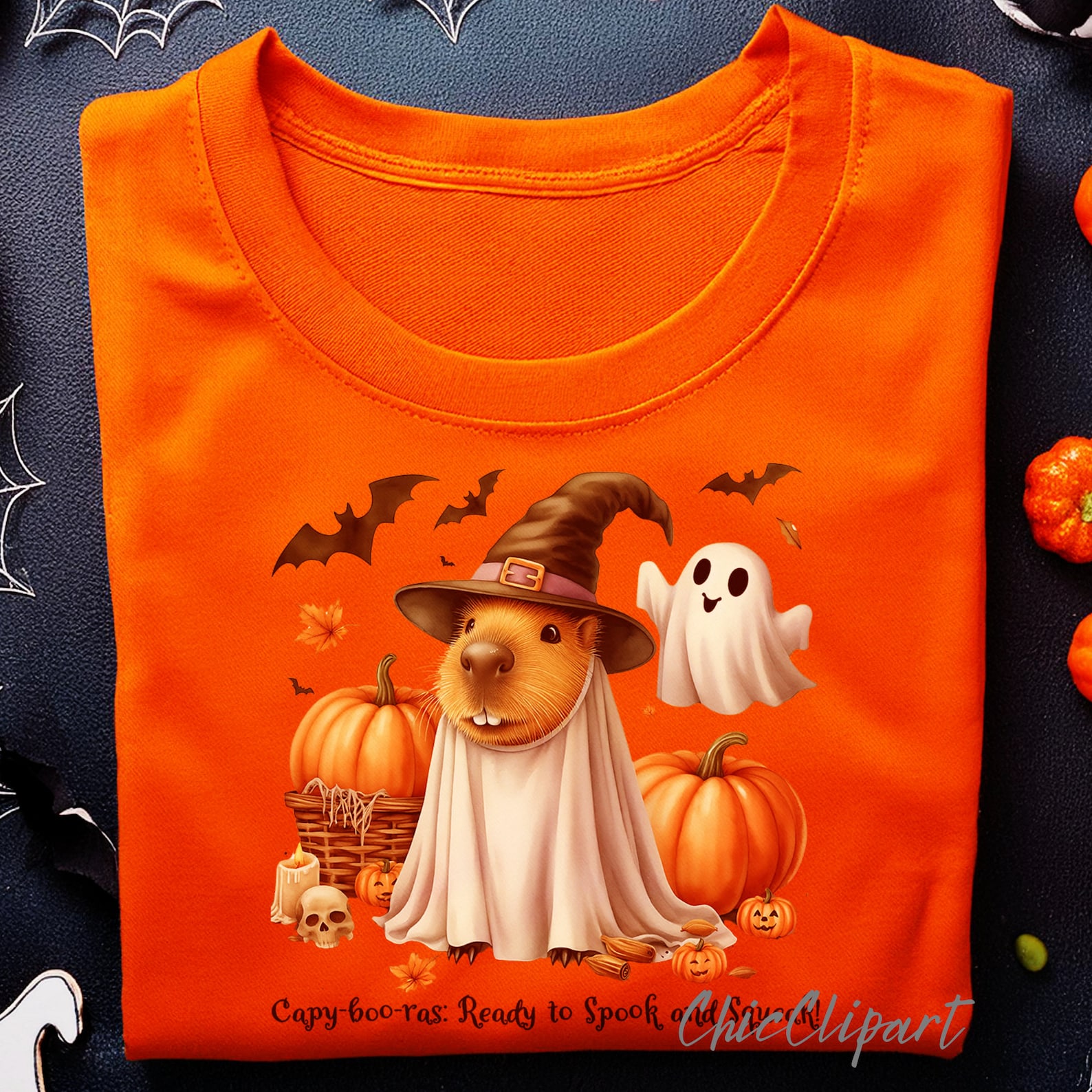 Halloween Capybara PNG Clipart | Capybara Halloween Ghost PNG ...