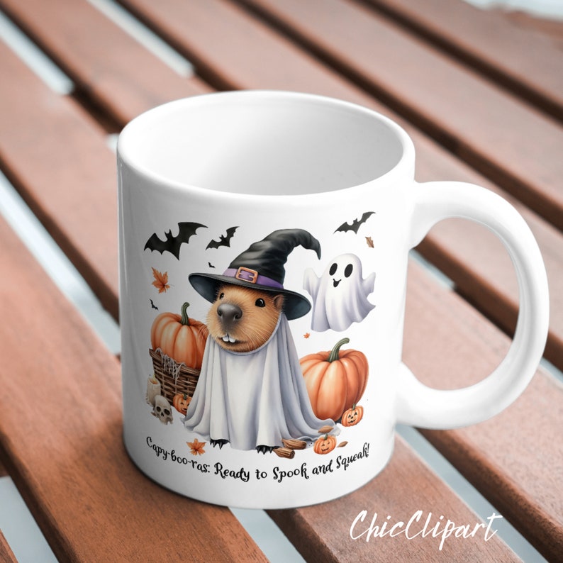 Halloween Capybara PNG Clipart | Capybara Halloween Ghost PNG ...