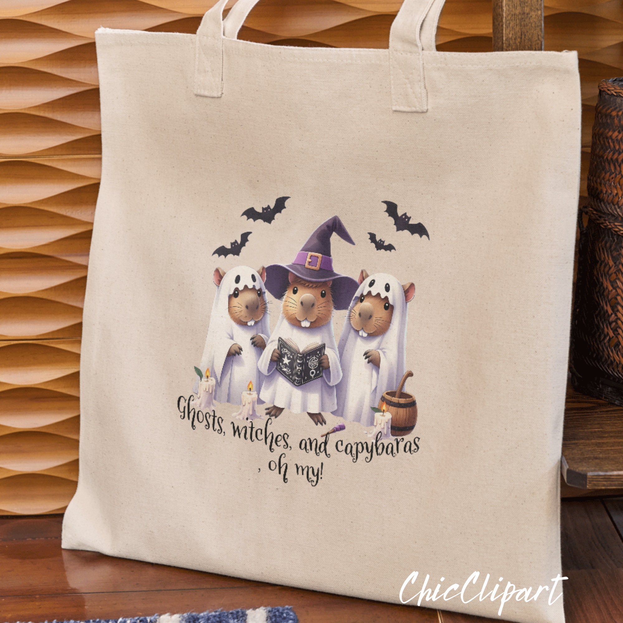 Halloween Capybara Clipart | Spooky Cute PNG Digital Art - Etsy