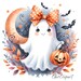 Halloween Cute Ghost PNG Cute and Spooky Digital Download for Halloween ...