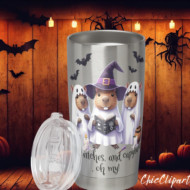 Halloween Capybara PNG Clipart | Spooky & Cute Digital Art - Etsy