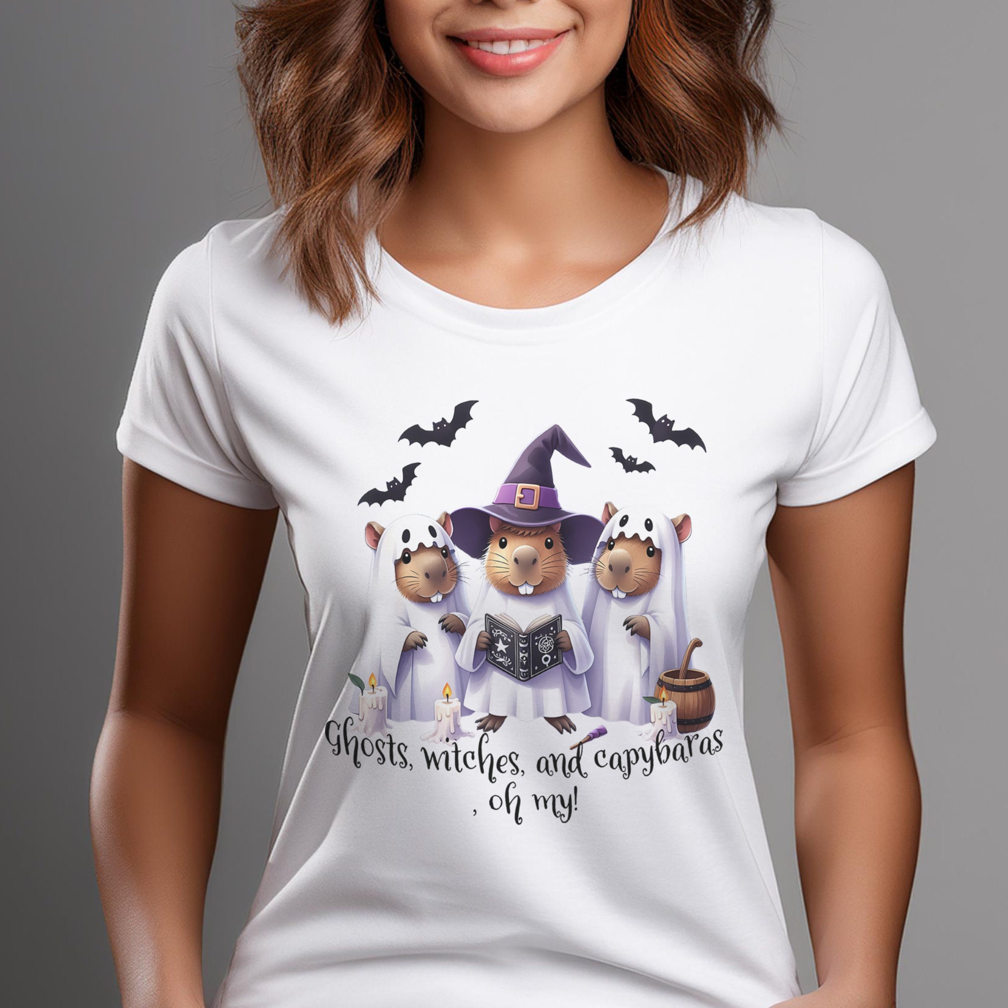 Halloween Capybara Clipart | Spooky Cute PNG Digital Art - Etsy