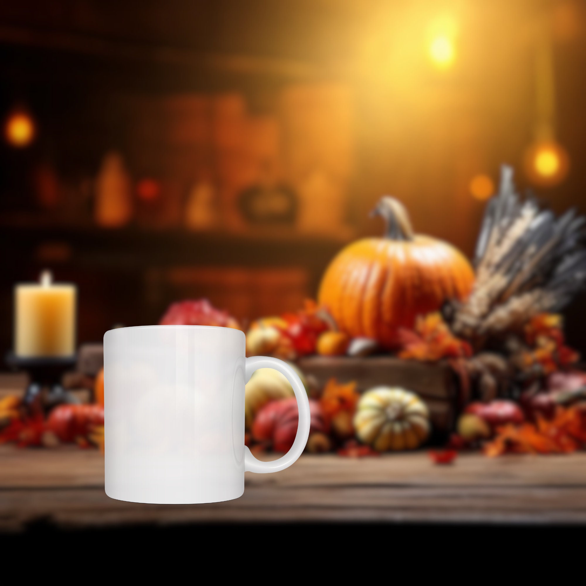 Fall Background Mock Up, Thanksgiving Background, Fall Background ...