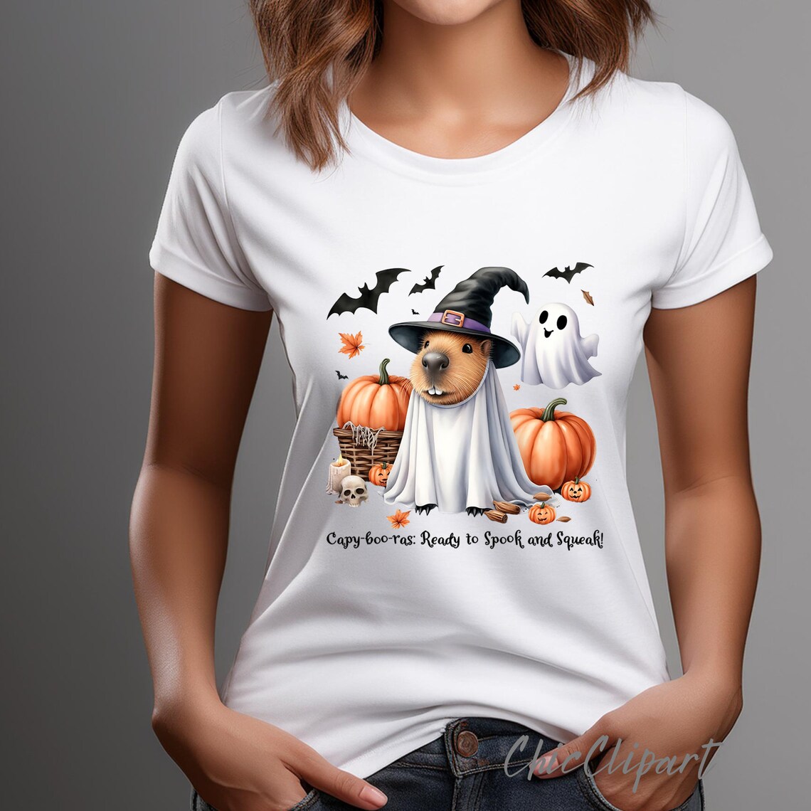 Halloween Capybara PNG Clipart | Capybara Halloween Ghost PNG ...
