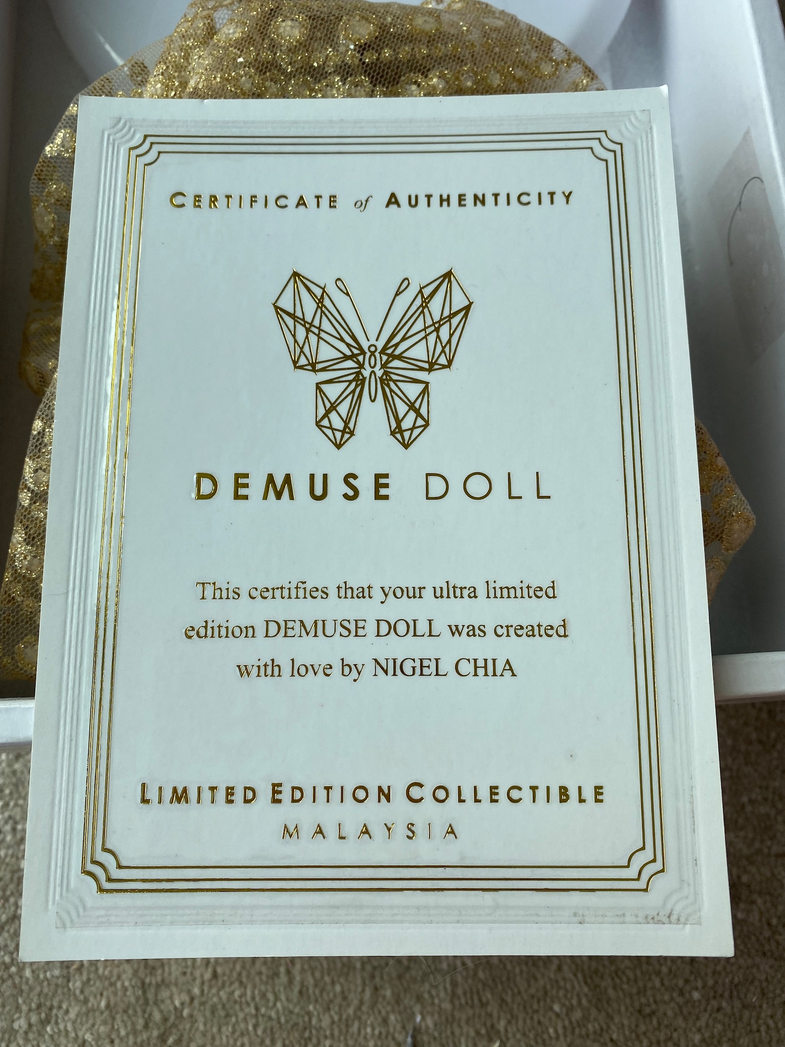 Demuse Nigel Chia "tiffany" 2020 Ball-jointed Doll - 42cm / 16.5 ...