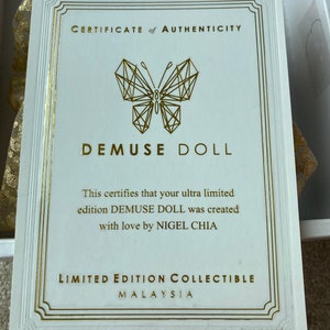 Demuse Nigel Chia "tiffany" 2020 Ball-jointed Doll - 42cm / 16.5" - Very Rare - Etsy