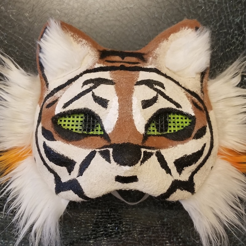 Tiger Therian Mask - Etsy