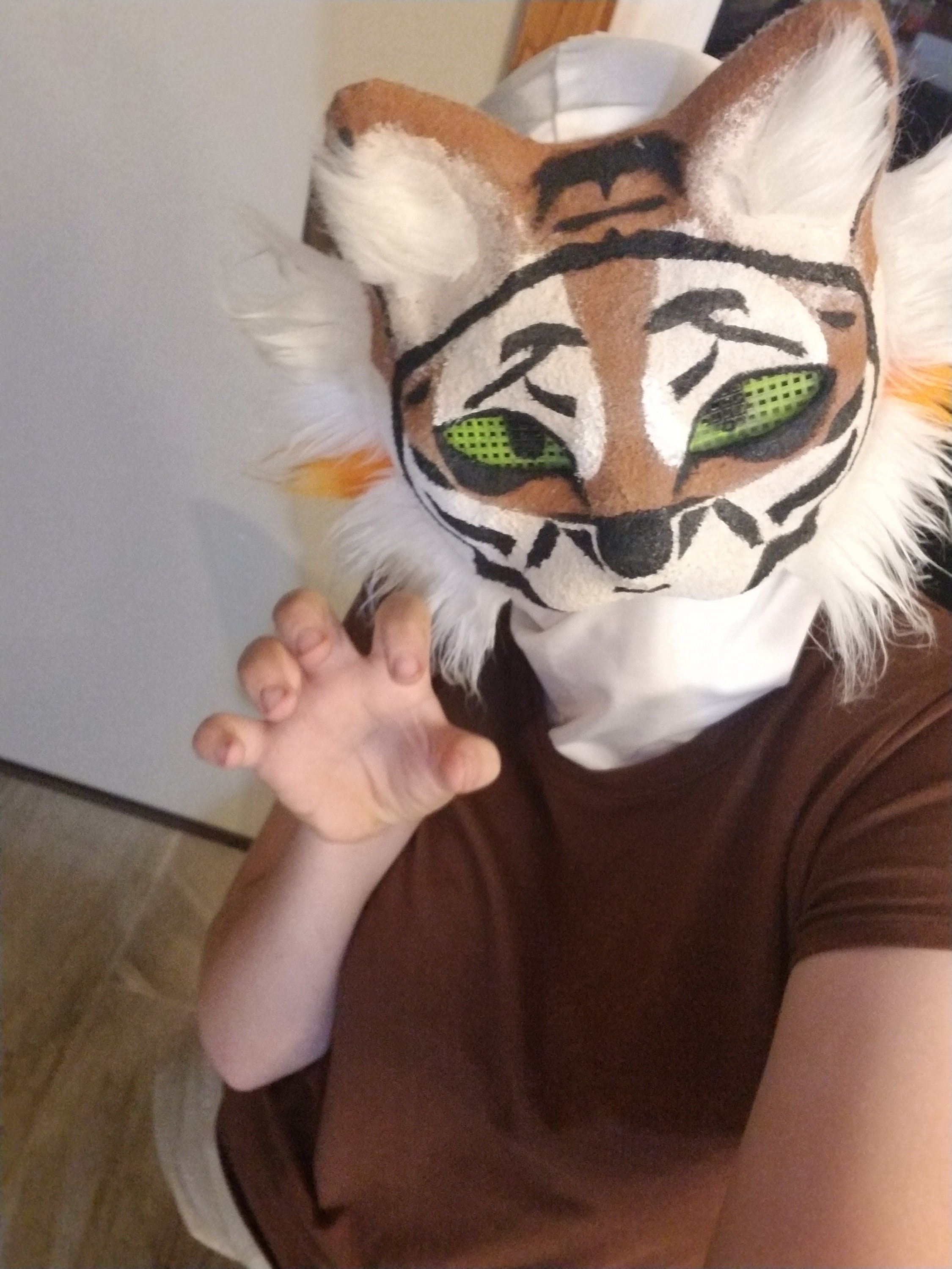 Therian Tiger Cat Mask - Etsy