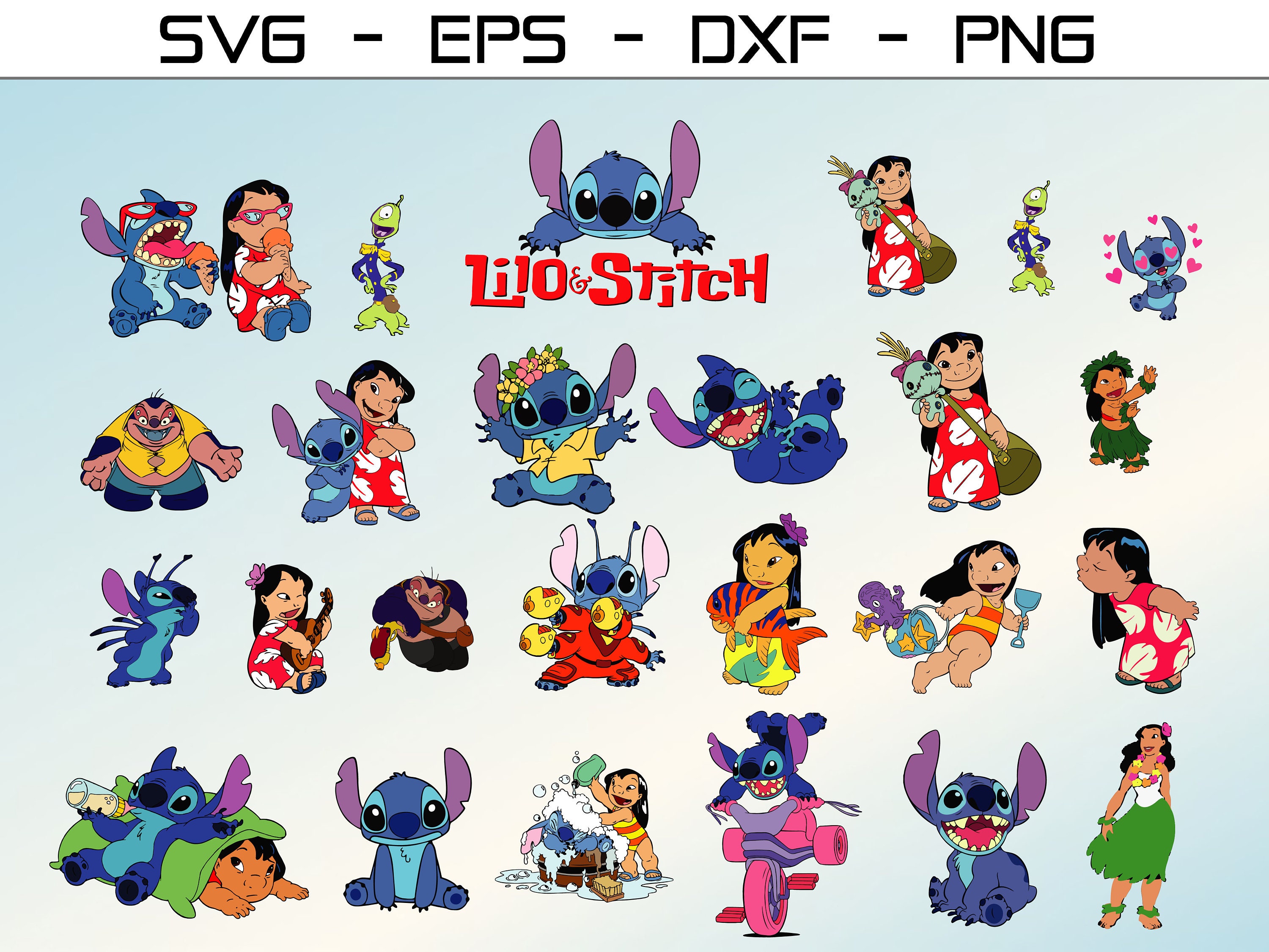 Cartoon Bundle Layered SVG PNG Layered Designs SVG for Cricut Svg for ...