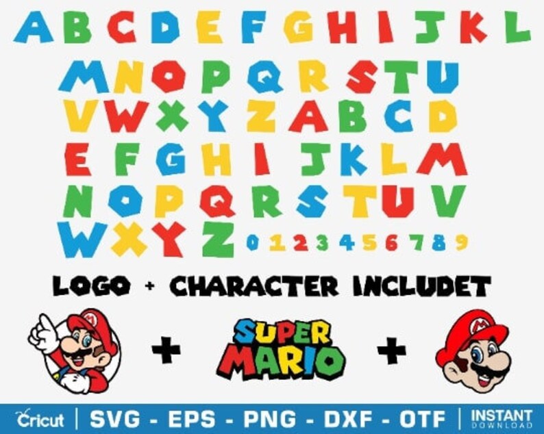 Super Bro Font, Super Font Letters SVG, Super Font Opentype, Svg ...