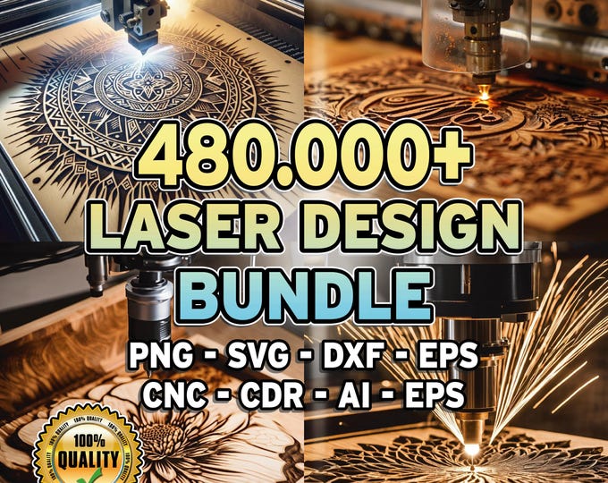 Laser Cut Files Mega Bundle, 300k Files 3D 2D, Laser Cut Designs, CNC ...