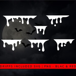Spooky Font, Dripping Elements Included, Halloween Font, Font Bundle ...