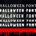 Spooky Font, Dripping Elements Included, Halloween Font, Font Bundle ...