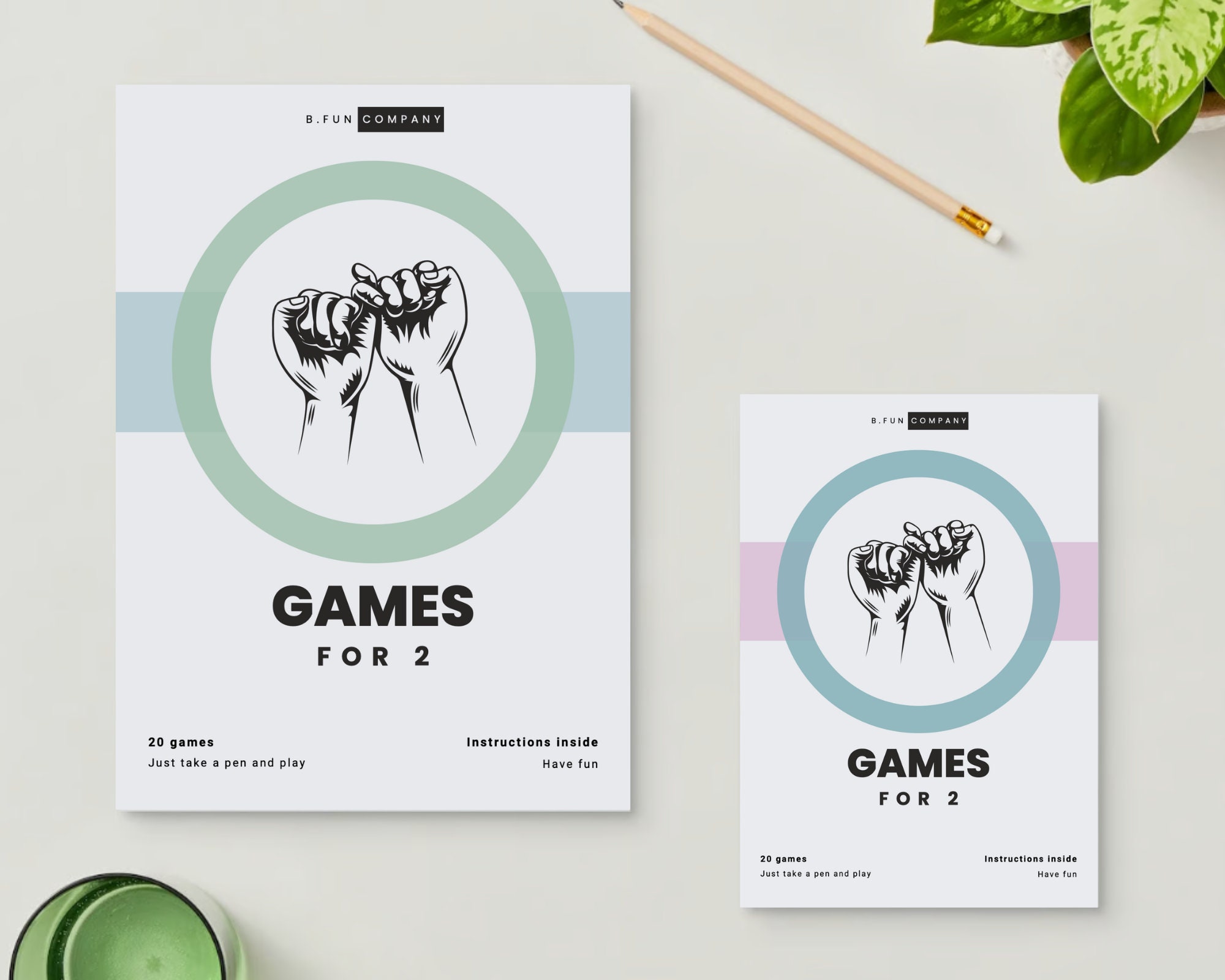 20 Printable Games Bundle for Two, Couples Game, Friends Game, Date ...