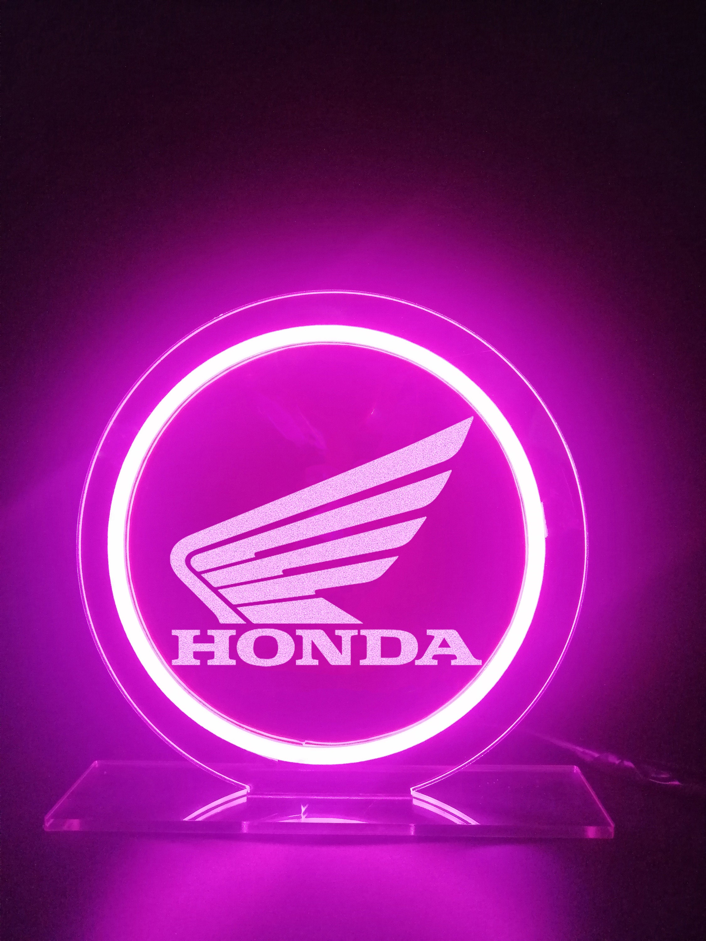 Honda Motorcycle Logo Team Neon Sign Desk Lamps Neon Sign - Etsy
