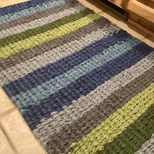 Twined Rag Rugs - Etsy