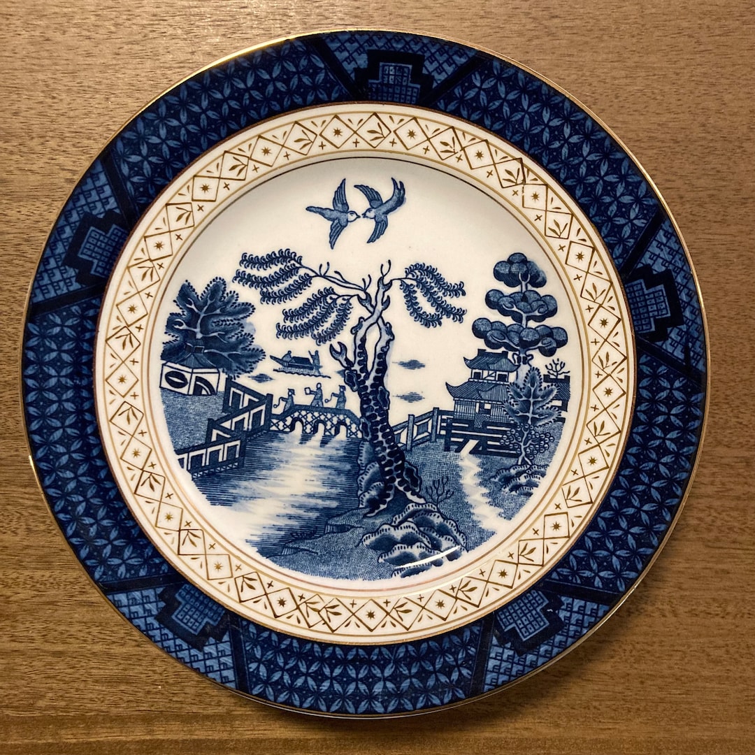 Vintage Double Phoenix Bread Plate - Etsy