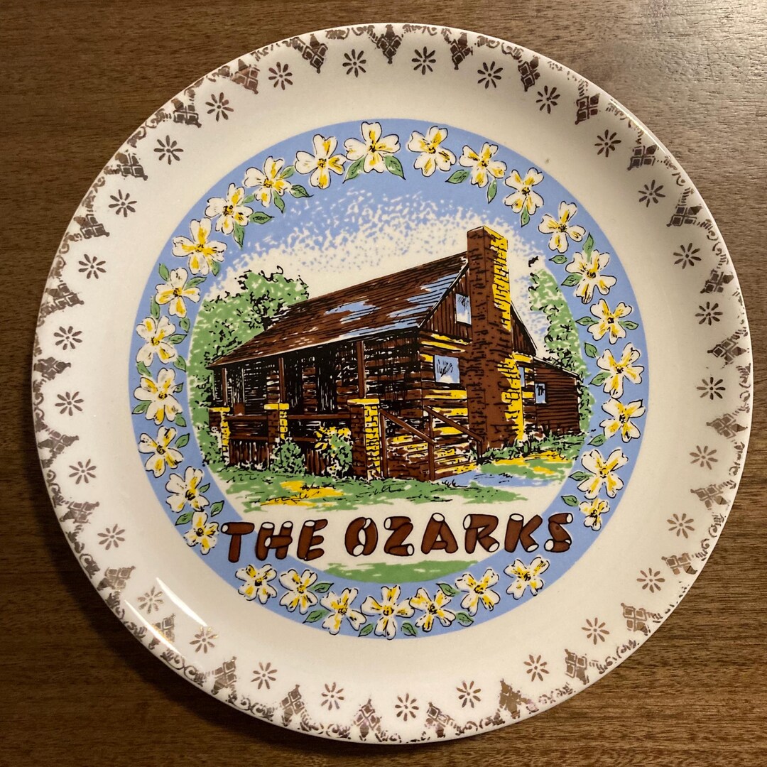 Vintage Ozarks Decorative Plate - Etsy