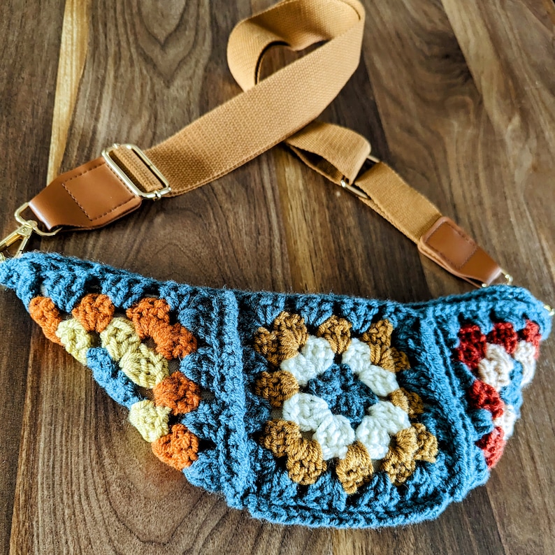 CROCHET PATTERN: Classic Granny Square Fanny Pack - Etsy
