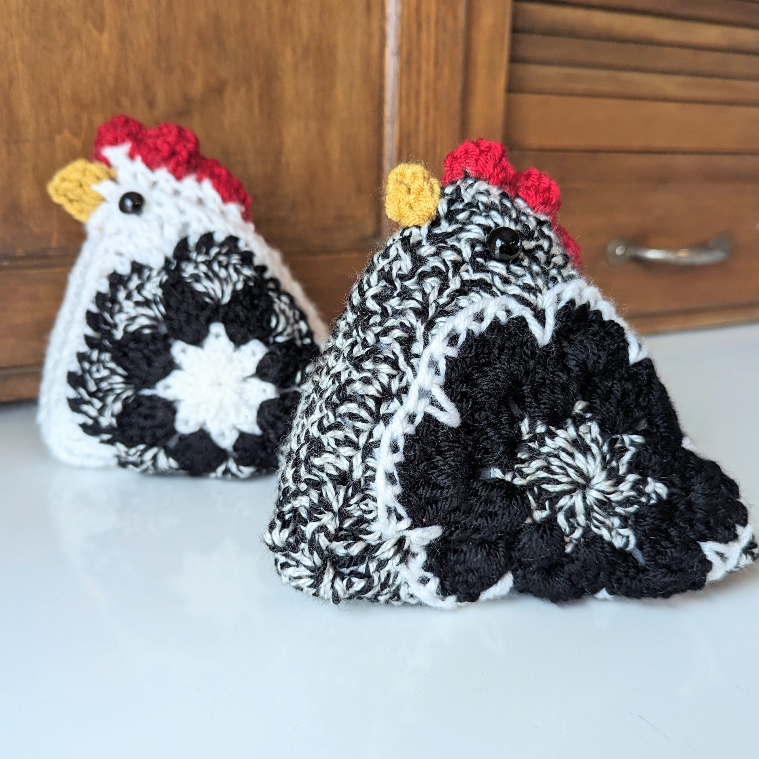 CROCHET PATTERN: Granny Square Chicken - Etsy
