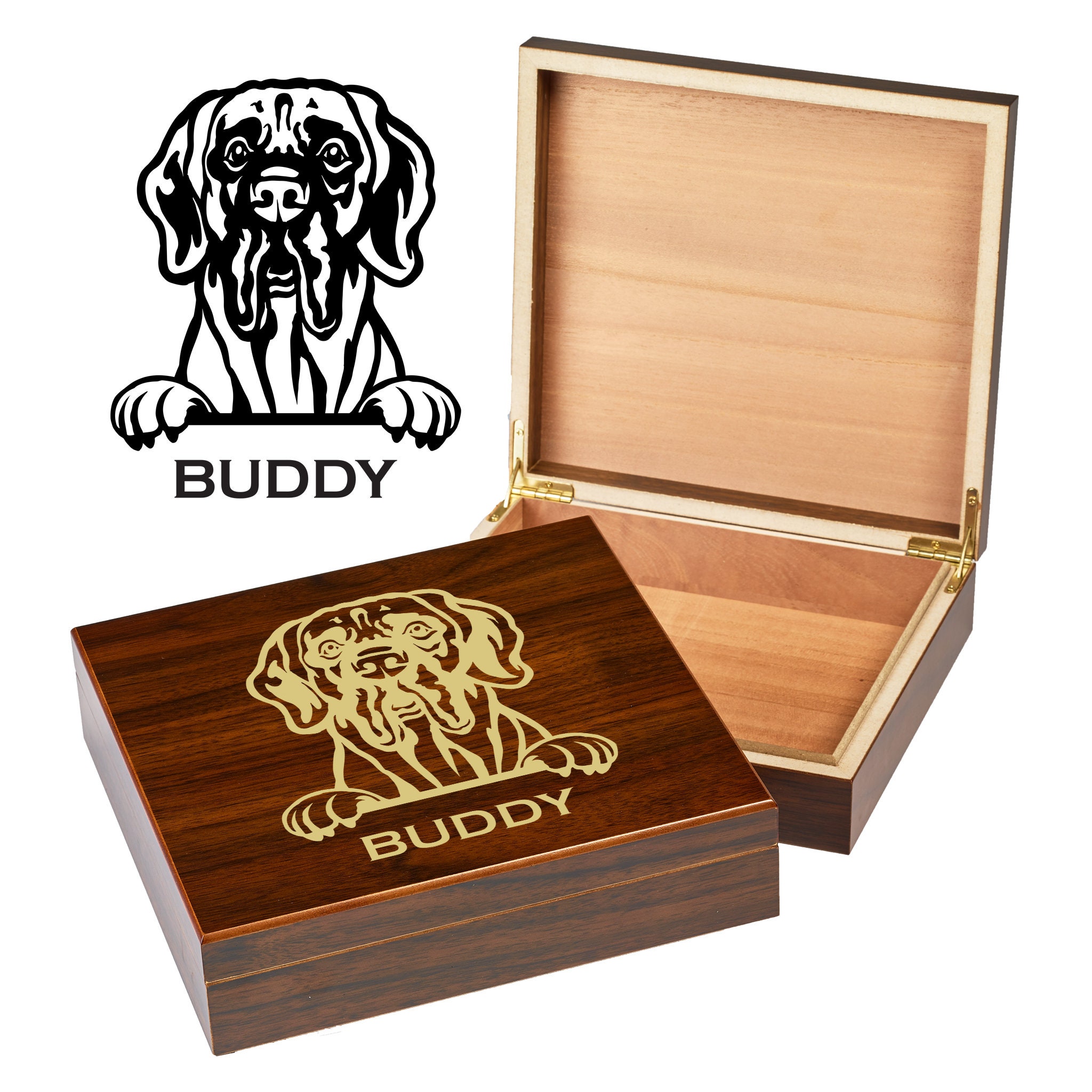 Custom Great Dane Box | Engraved Dog Memory Box | Personalized Dog ...