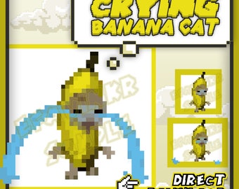 ANIMATED Crying Coquette Mouse From Tiktok Meme 8bit Pixel Art for ...