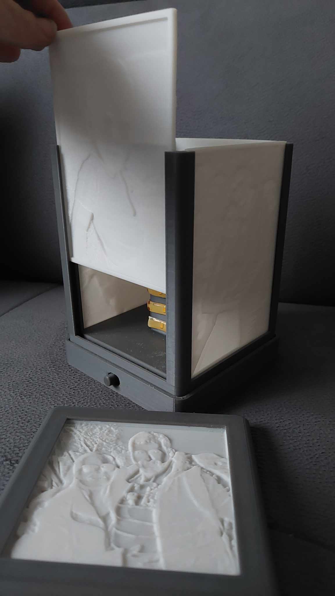 Lithophane Lightbox / STL FILE - Digital File Only - Etsy
