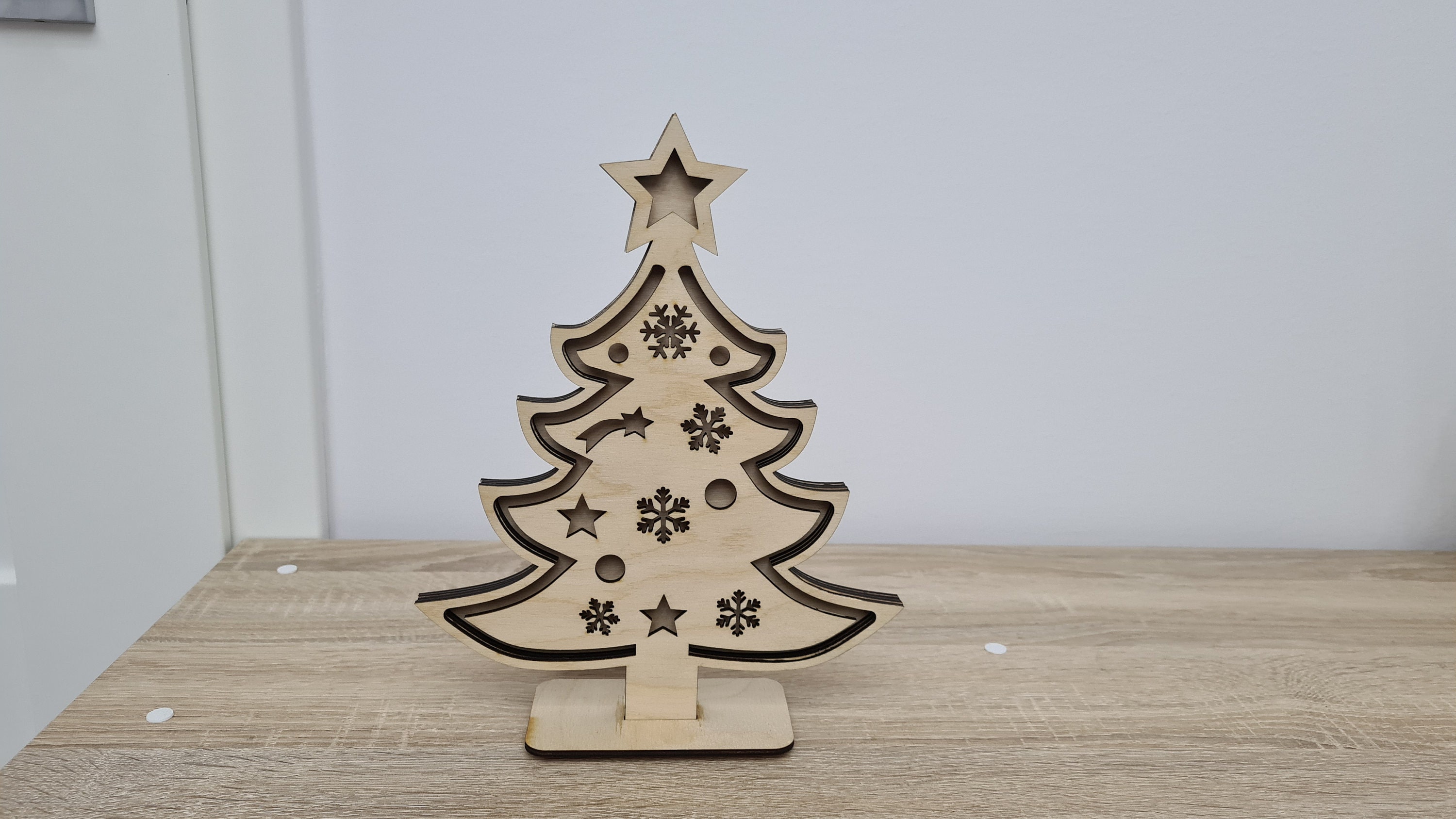 Christmas Tree Layered Light Box Laser Cut Files DXF SVG - Etsy