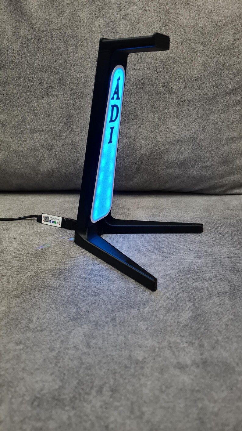 3D Printable RGB LED Headphone Stand / STL File - Digital File Only - Etsy