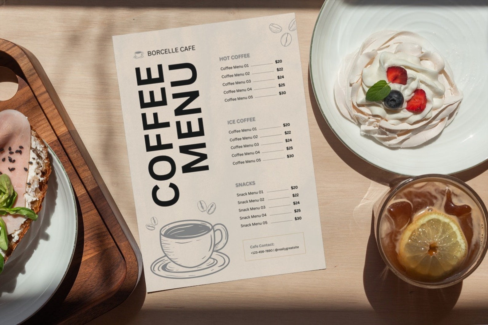 Coffee Menu Template, Coffee Bar Sign, Coffee Sign, Restaurant Menu ...