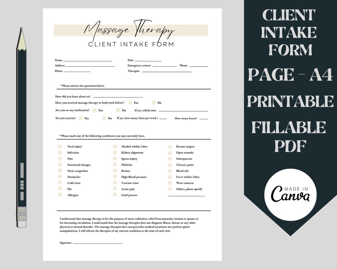 Client Intake Form, Real Estate Marketing, Real Estate New Client ...