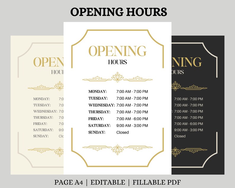 Opening Hours Art Print, Trendy Home Decor, Apartment Poster, Bar Cart ...
