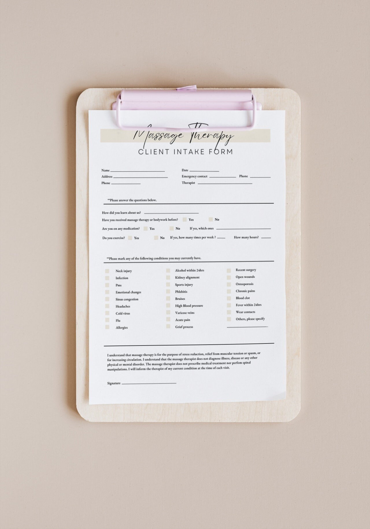 Client Intake Form, Real Estate Marketing, Real Estate New Client ...