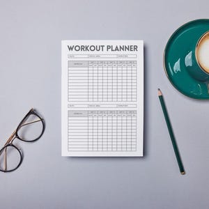 Workout Planner | Fitness Planner | Workout Tracker | Fitness Journal ...