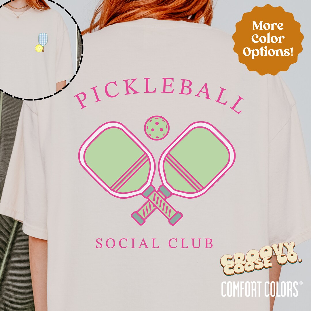 Pickleball Social Club Tshirt Pickleball Tshirt Gift for Pickleball ...