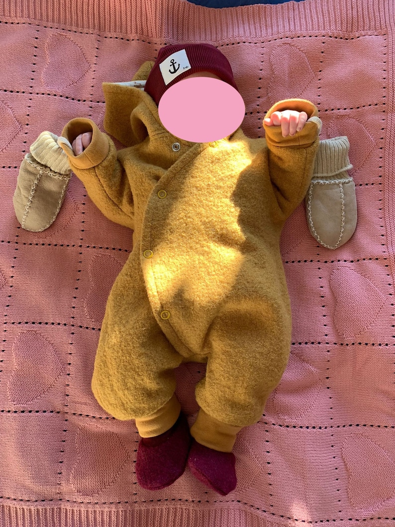 Baby Boots | Sewing Pattern and Instructions | Made From Boiled Wool or ...