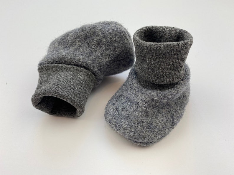 Baby Boots | Sewing Pattern and Instructions | Made From Boiled Wool or ...