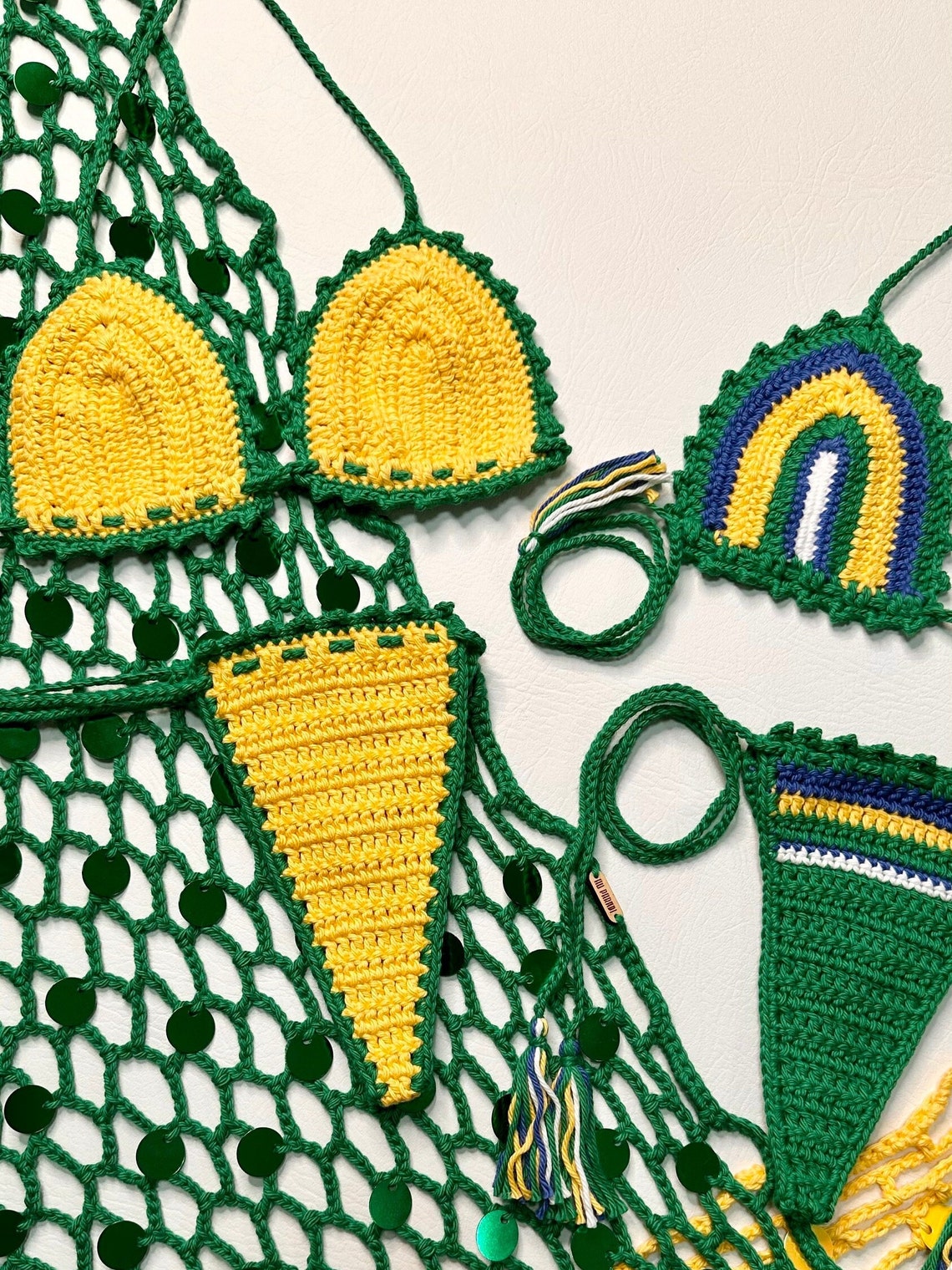 Au Paradi - Custom Handmade Crochet Clara Bikini 2 Piece Set in Brazil ...