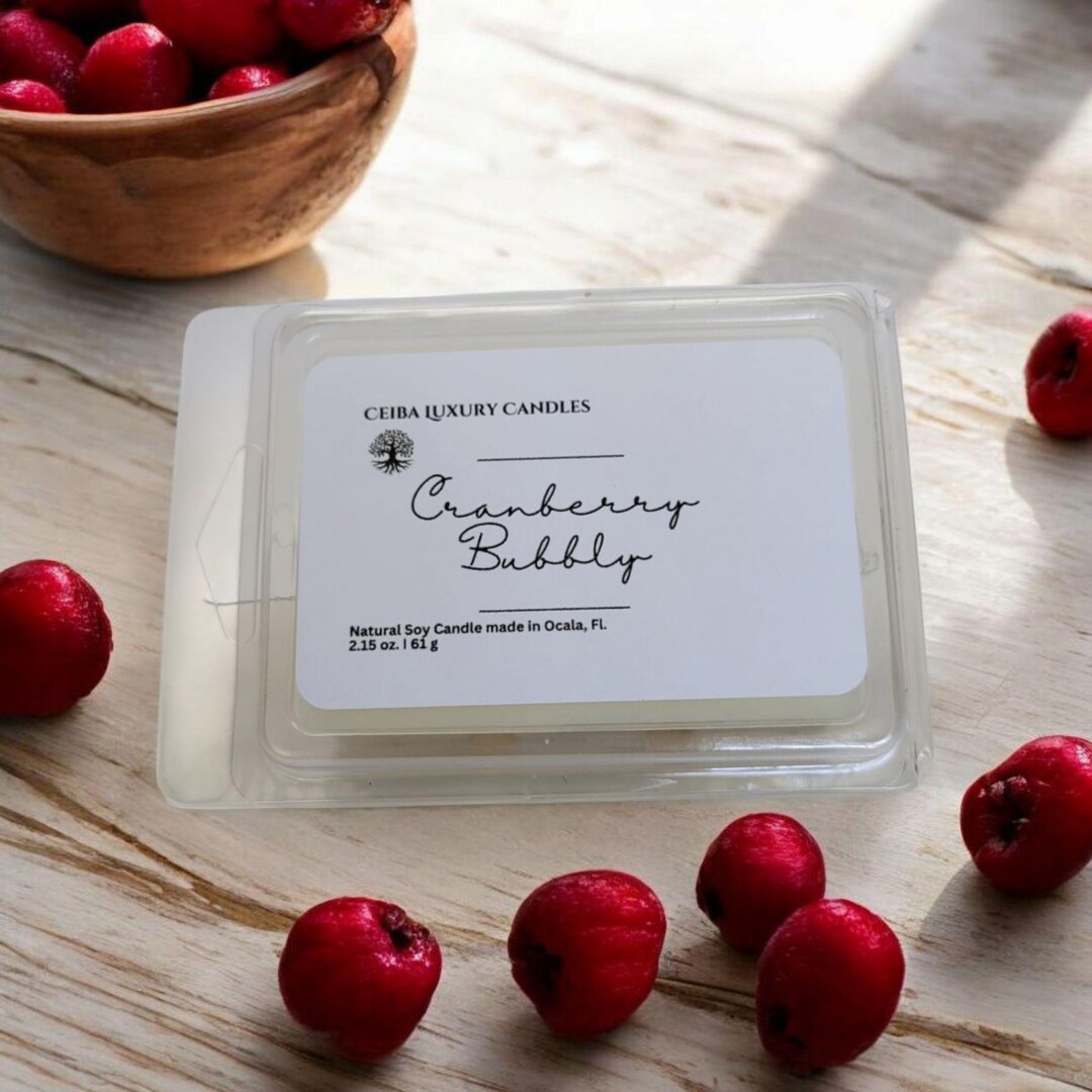 Cranberry Soy Wax Melt | Fall Thanksgiving Scent Melt | Holiday Gift ...