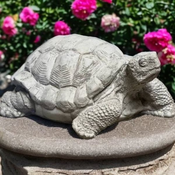 Large Garden Turtle Statue - Etsy